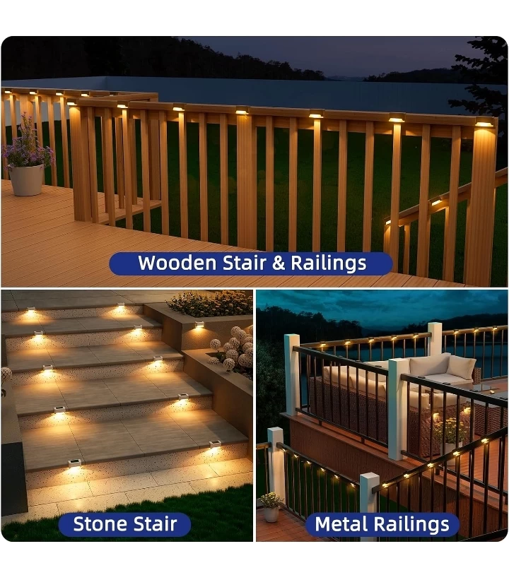 Solar Stair Light: Illuminate Safely Outdoors