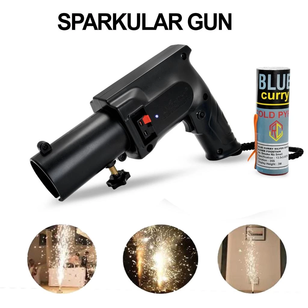 Pyro Party Sparkle Metal Gun: Ignite the Celebration with Dazzling ...