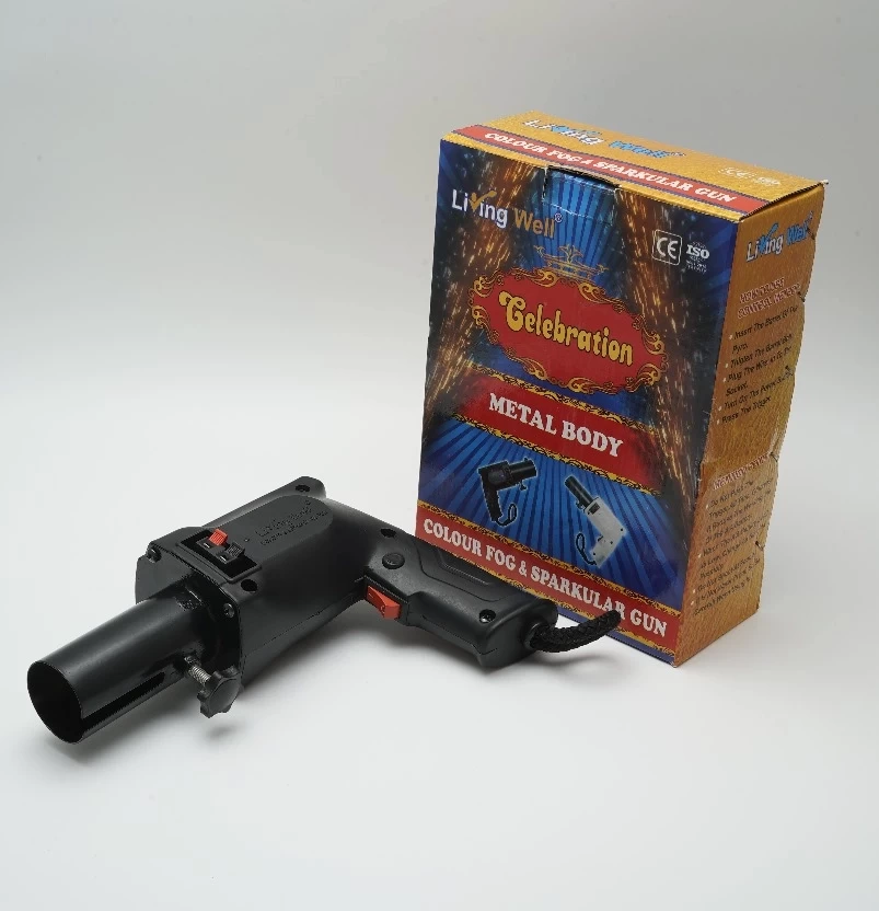 Pyro Party Sparkle Gun With 12 Cold Fire Refills (25sec)