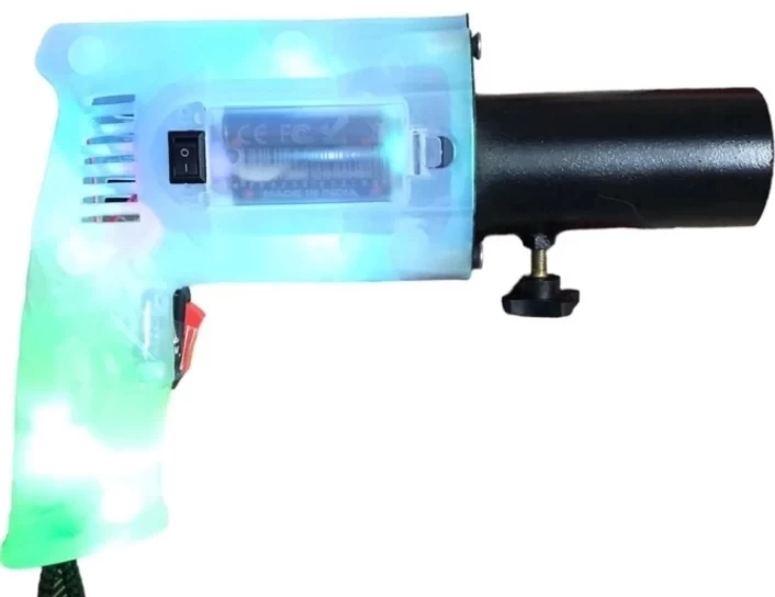 LED Light Pyro Celebration Gun: RGB Gun for Events & Celebrations